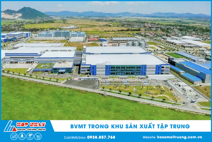 BVMT trong khu sản xuất tập trung